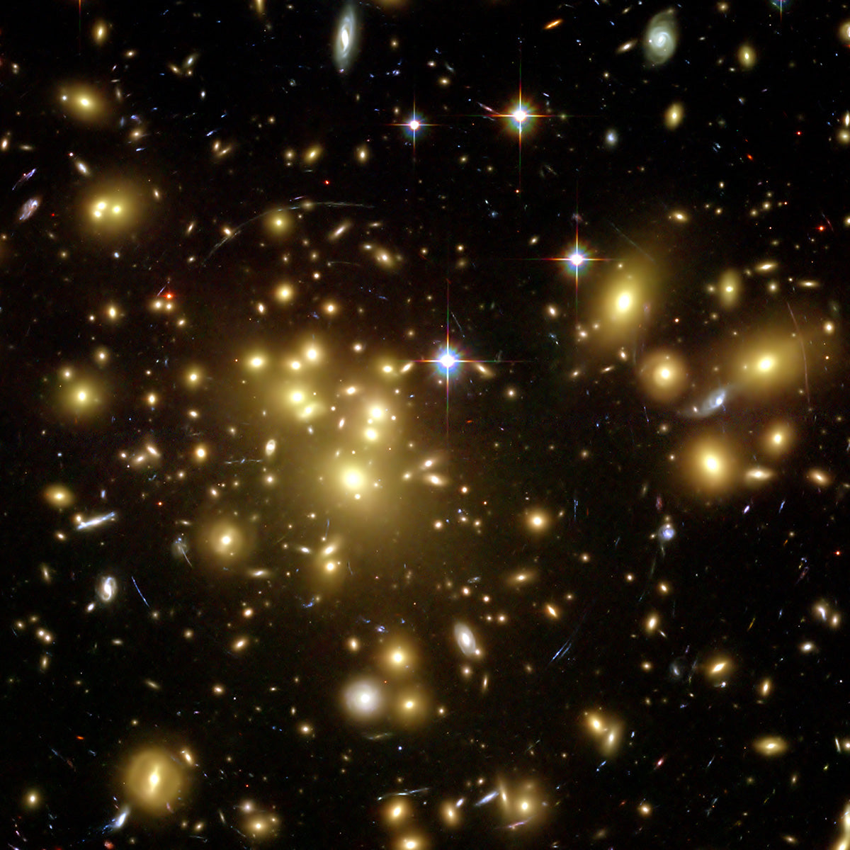 Deep Field Galaxy Cluster Photo | Sky Image Lab