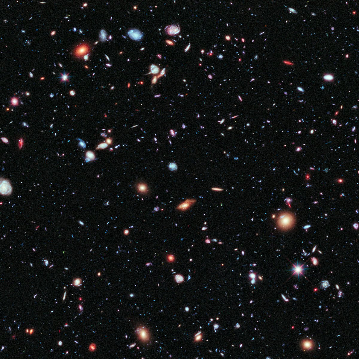 The famous photo of Hubble Deep Field | Sky Image Lab