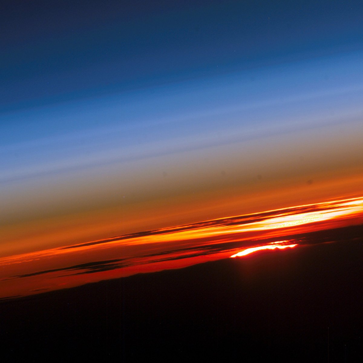 Stunning Sunset from the ISS | Sky Image Lab