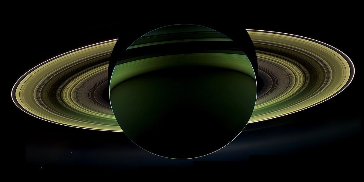 Saturn at Night Panoramic Photo | Sky Image Lab